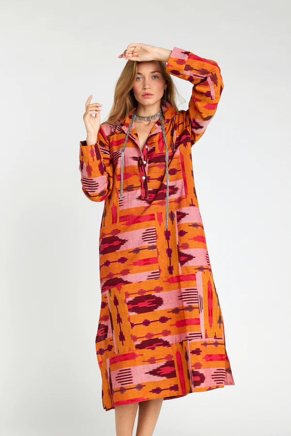 Nilai Ikat Dress, 2 Colorways – Farm Basket LLC