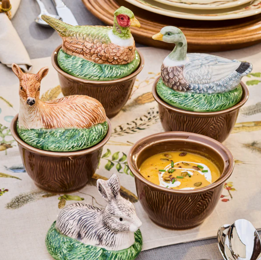 Forest Walk Bowl with Lid, Assorted – Farm Basket LLC