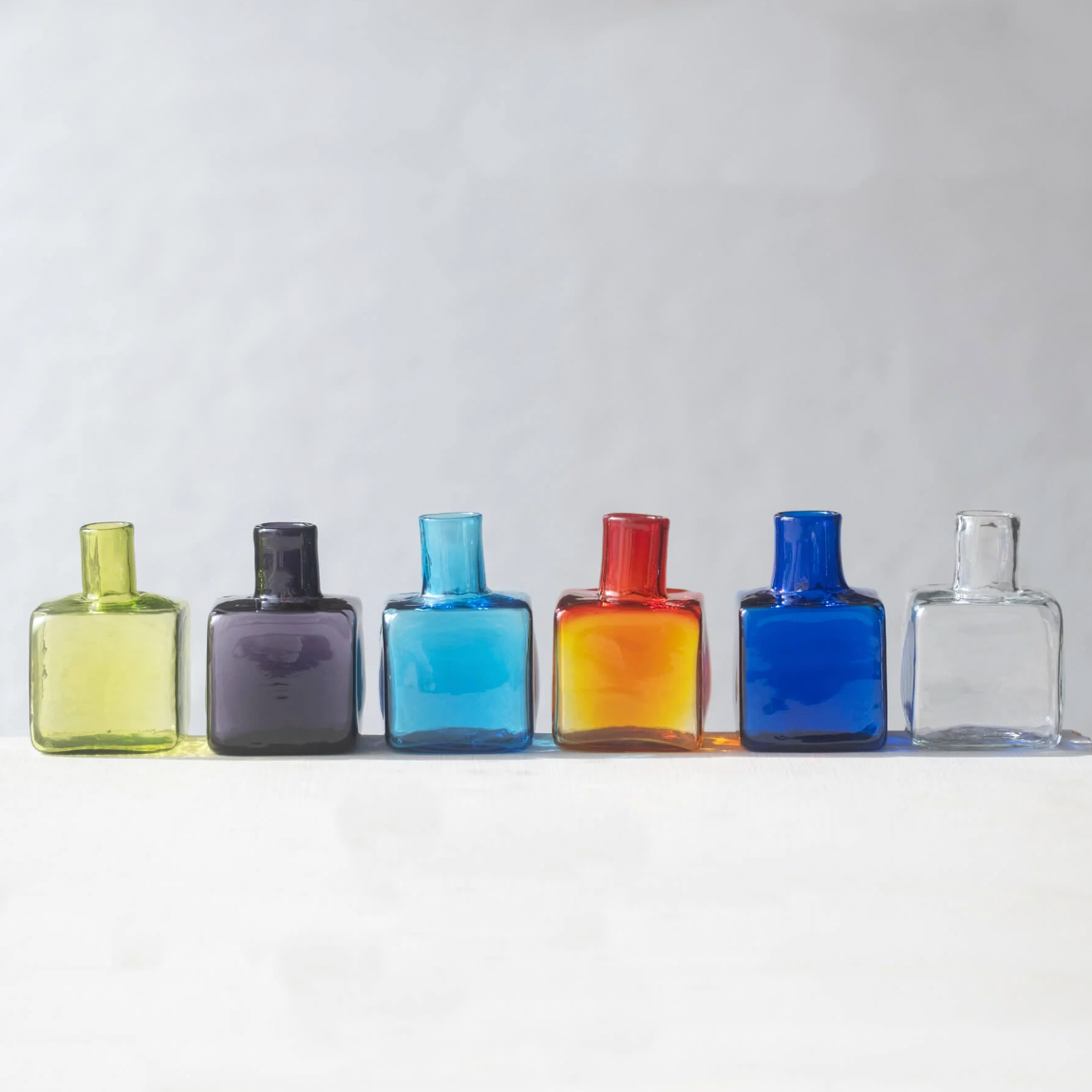 Blenko Glass Co. Block Bud Vase, Assorted – Farm Basket LLC