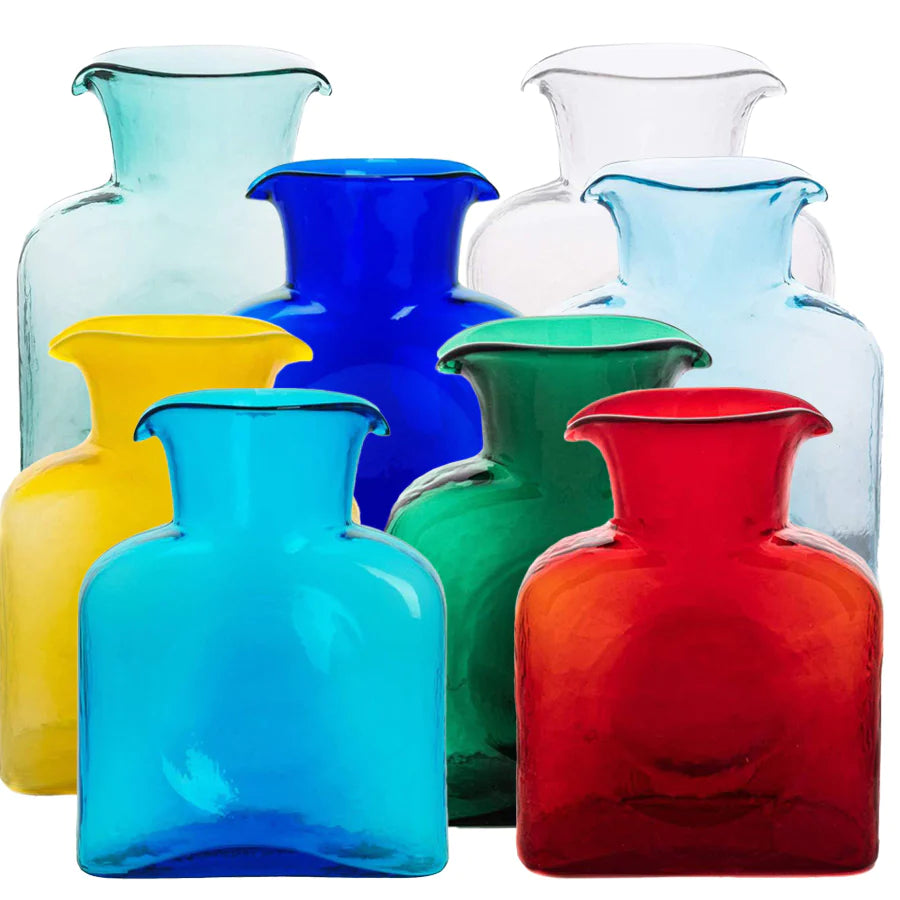 Blenko Glass Co. Mini Water Bottle, Assorted – Farm Basket LLC